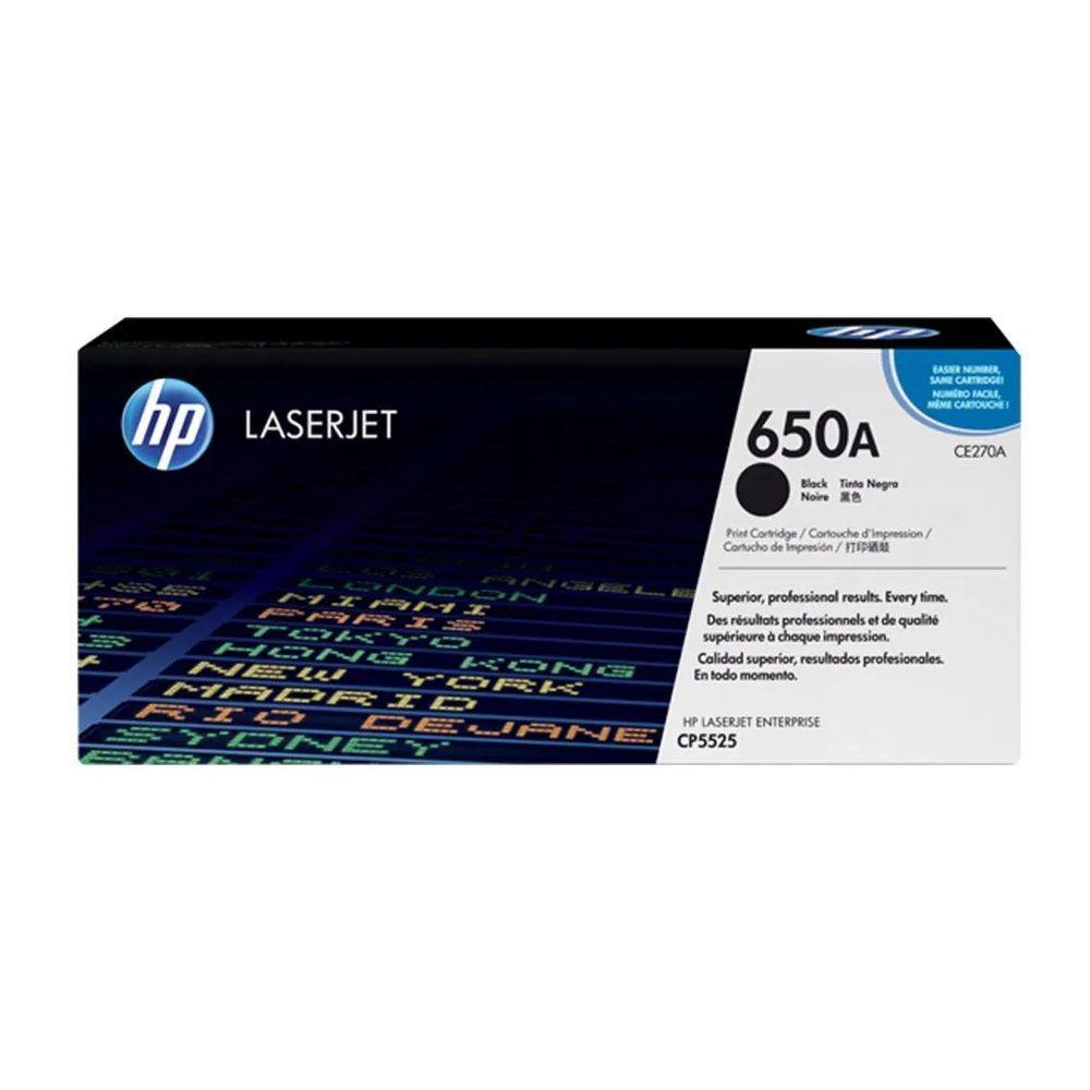 Toner Original Hp 650a Ce270a Preto - 15.000 Pgs - Carrefour