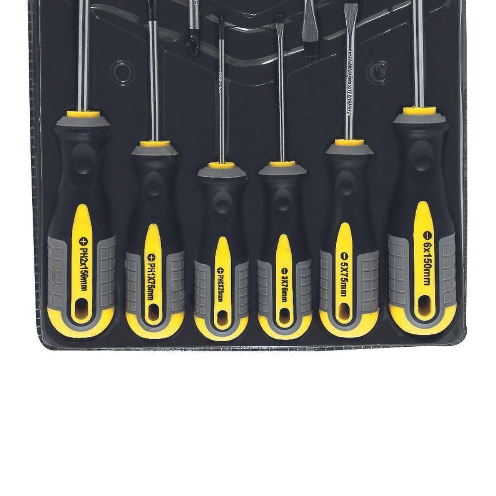 Chaves De Fenda E Philips - Aço Cromo Vanádio E Imantada - Jogo Com 8 ...