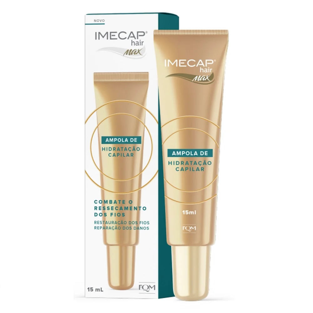 Ampola De Hidratação Capilar Imecap Hair Max 15ml - Carrefour