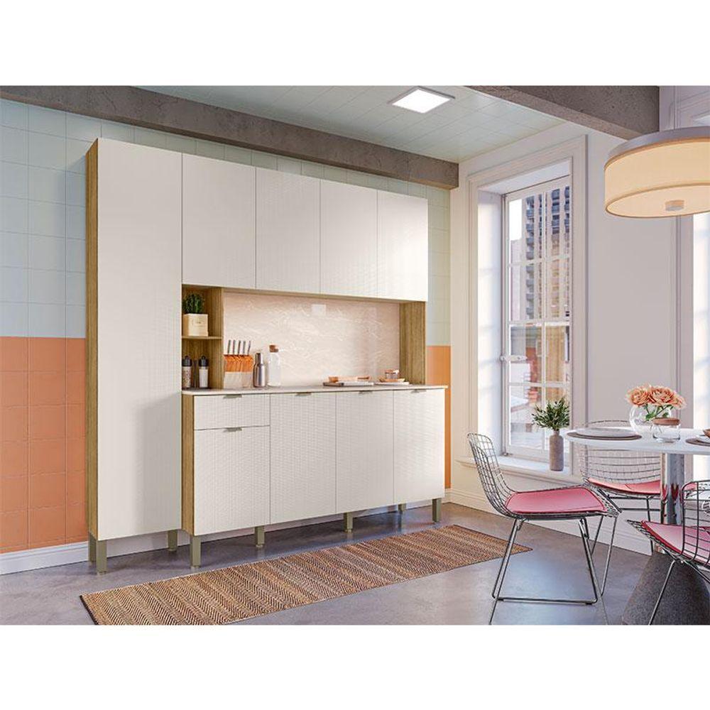 Kit Cozinha Pulse Freijó Soft - Kits Paraná - Carrefour