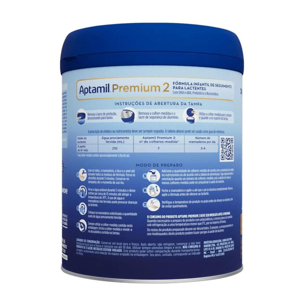 Fórmula Infantil Danone Aptamil 2 Premium 800g - Carrefour