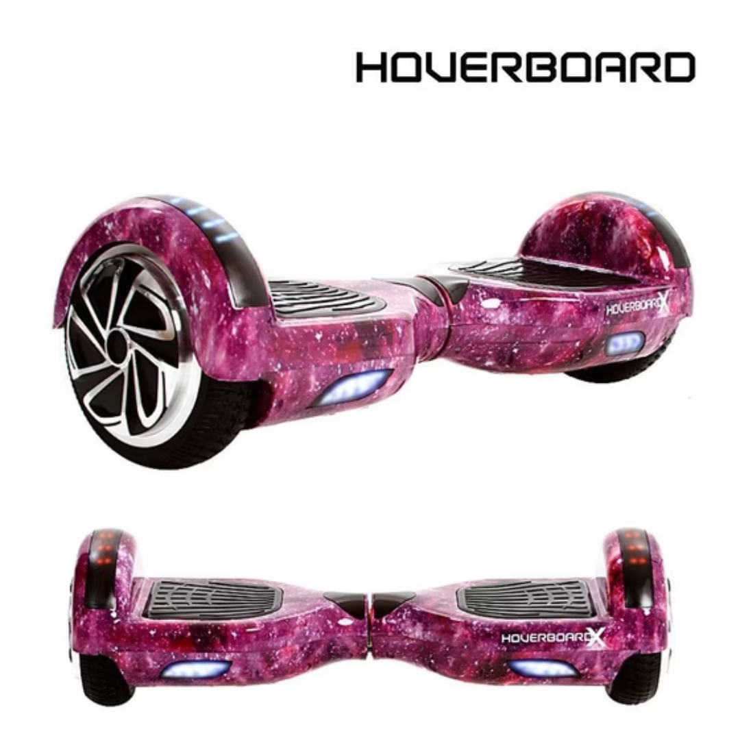 Skate Eletrico Hoverboard Roda 6,5 Pol Com Led E Bluetooth - Rosa - Carrefour