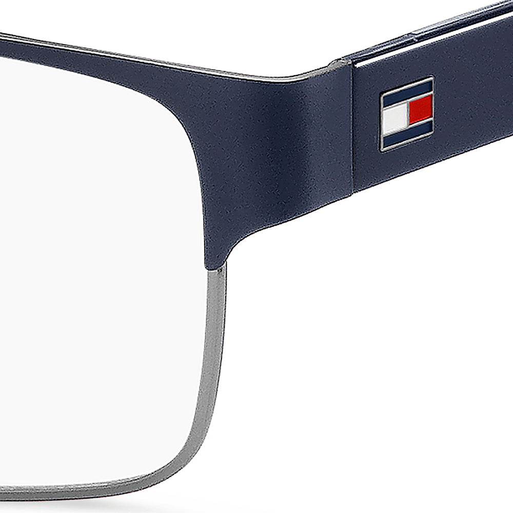 Armação De Óculos Tommy Hilfiger Th 2074 Ku0 - Azul Fosco 55 - Carrefour