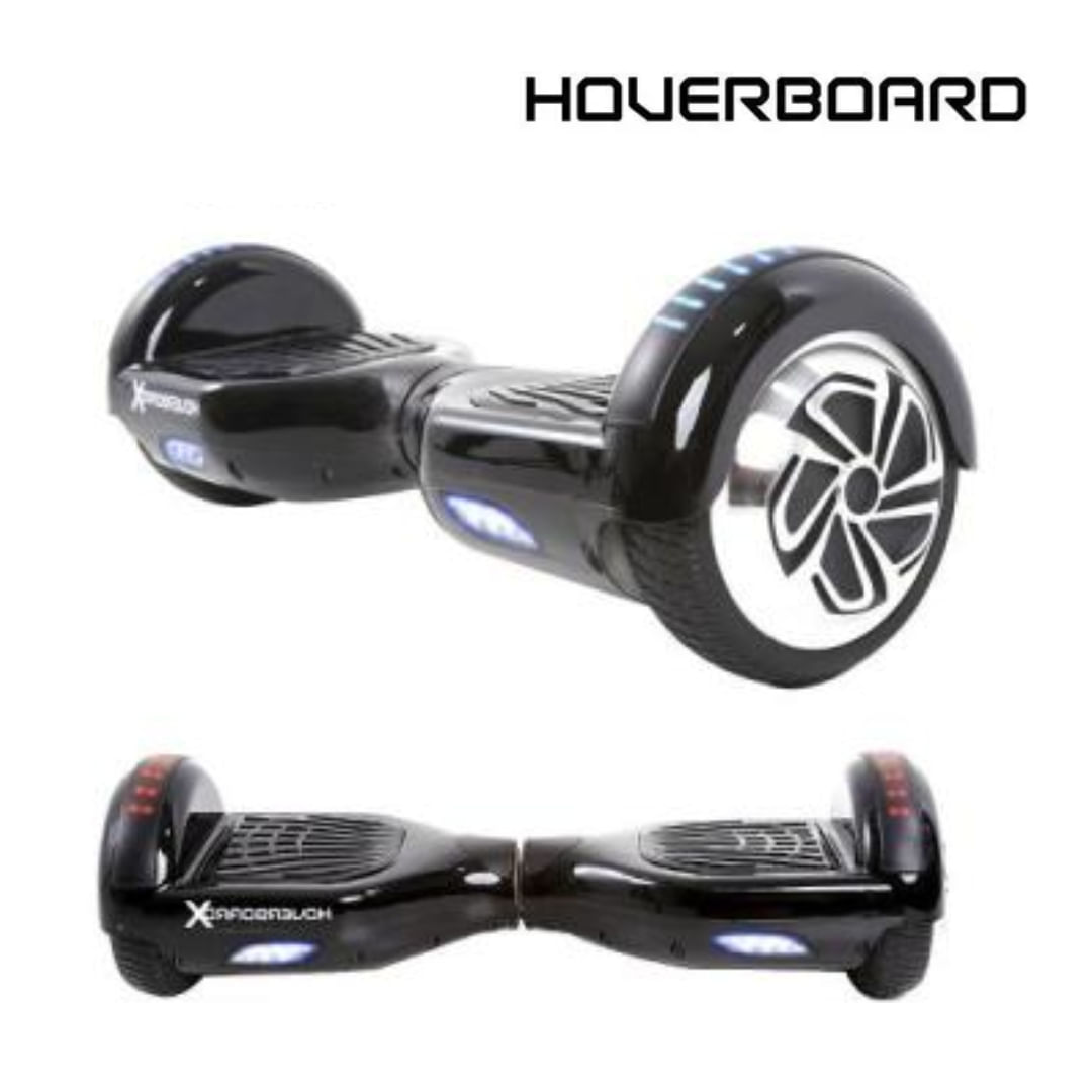 Skate Eletrico Hover Board Roda 6,5 Pol Velocidade Variavel - Preto ...
