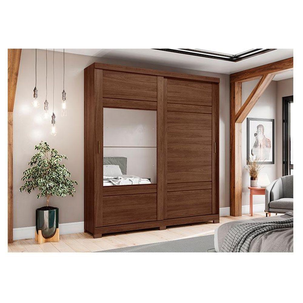 Guarda Roupa Casal Verg Castanho - Henn - Carrefour