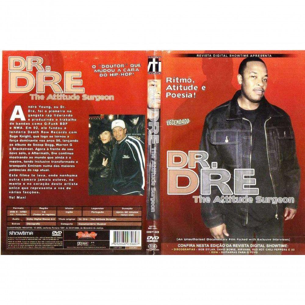 Dvd Dr. Dre The Attitude Surgeon Documentário Entrevistas - Carrefour