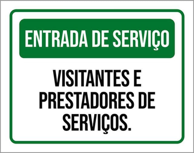 Kit 3 Placas Estacionamento Visitantes Prestadores Serviços - Carrefour