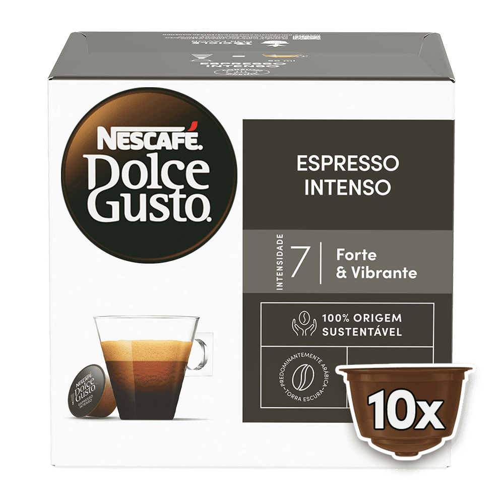 Nescafé Dolce Gusto Espresso Intenso 10 Cápsulas - Carrefour