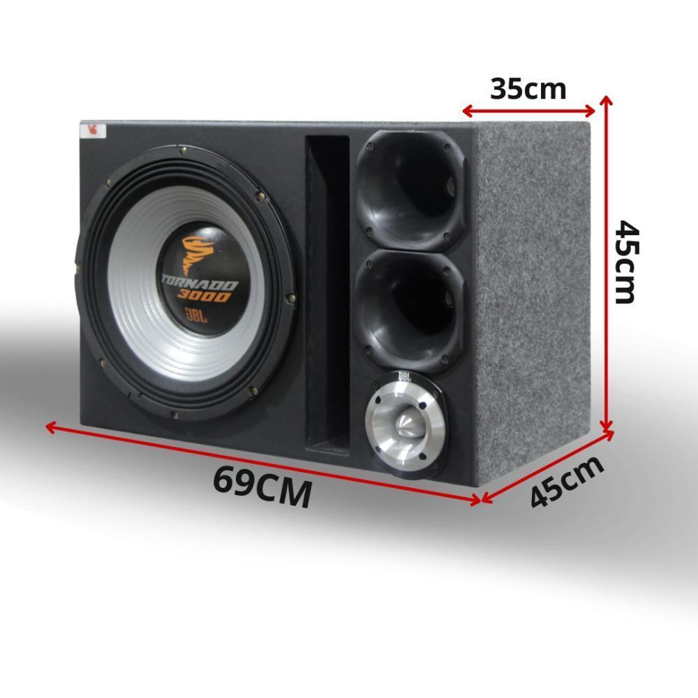 Caixa Trio Selenium Tornado 15 Polegadas + 2 D250trio+st400 - Carrefour