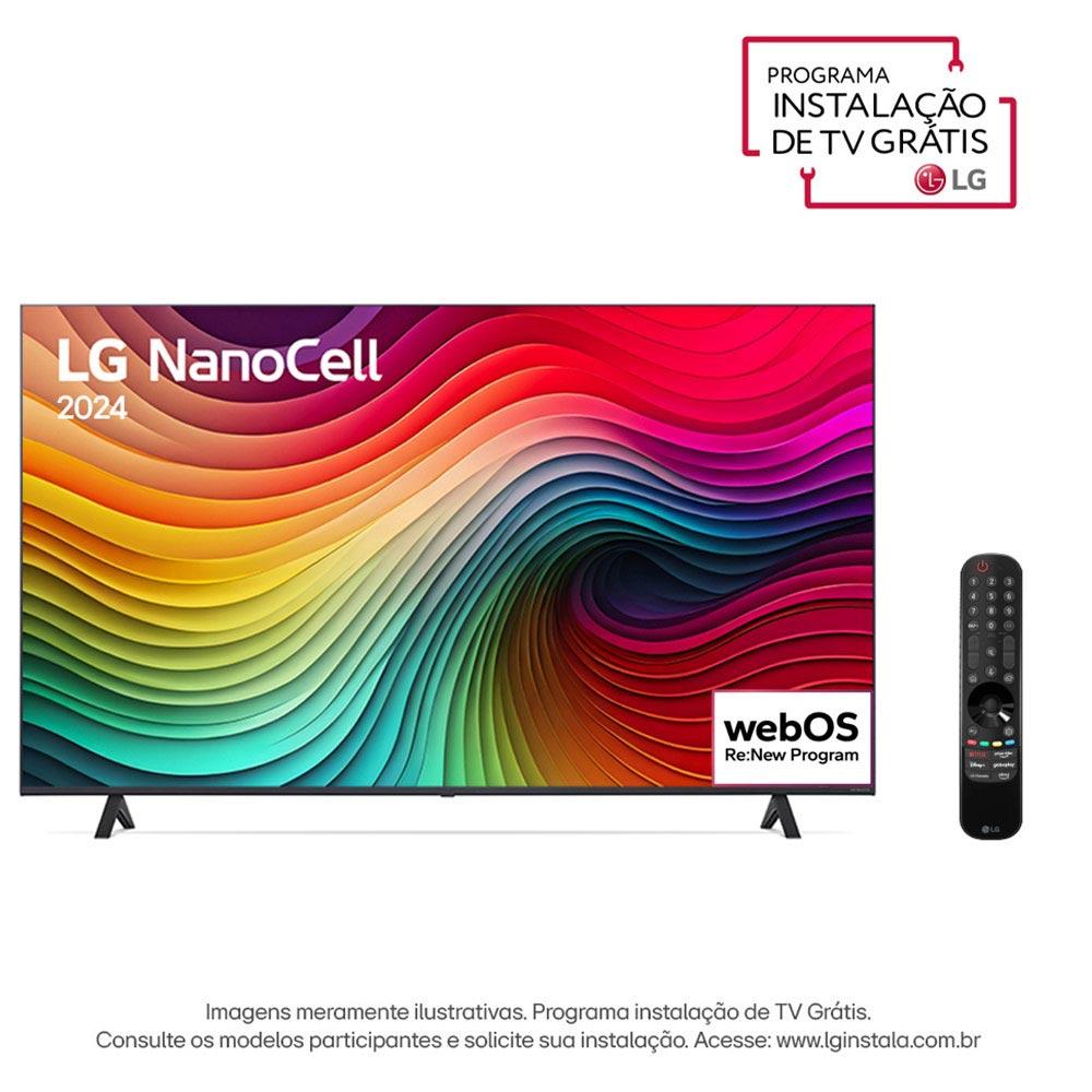 Smart TV 4K Nanocell 86" Polegadas Processador A8 AI, FreeSync, Alexa e Wi-Fi - 86nano80tsa ...