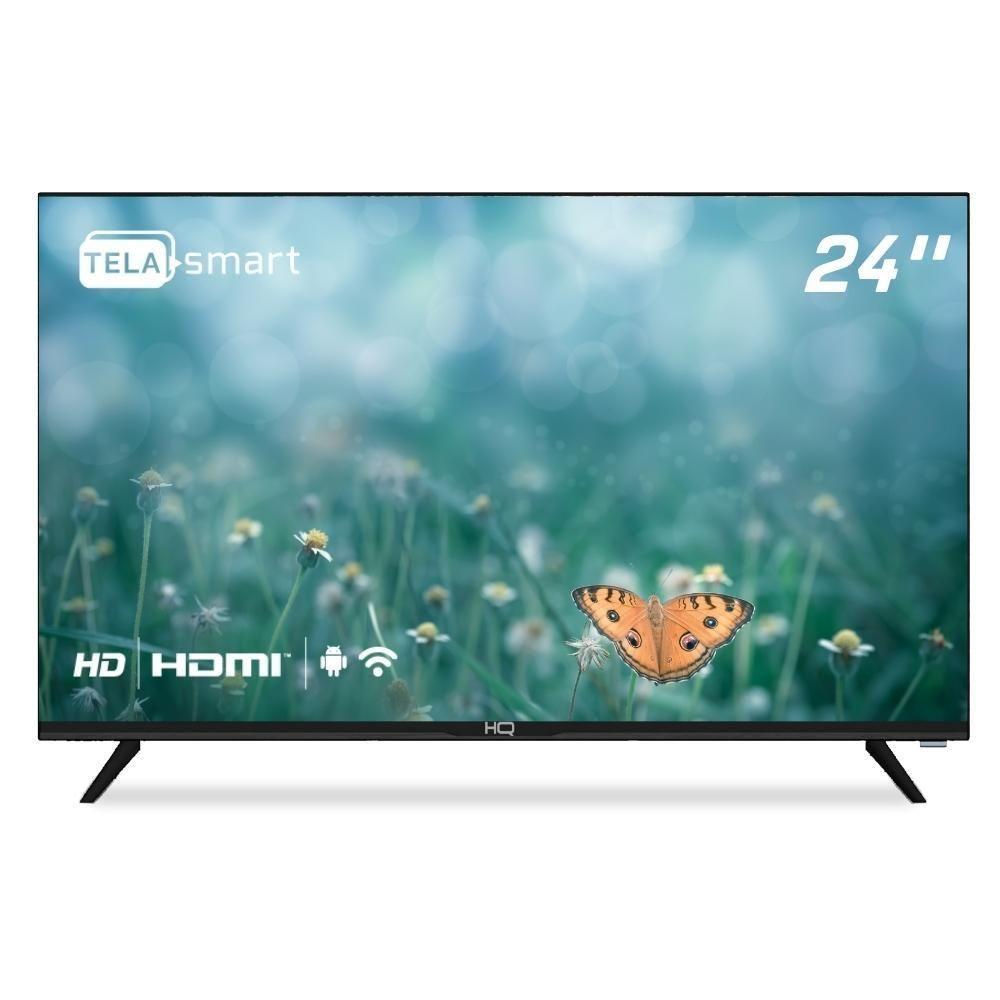 Smart TV HQ LED 24" 2 HDMI 2 USB Wi-Fi Android 11 e Processador Quad ...