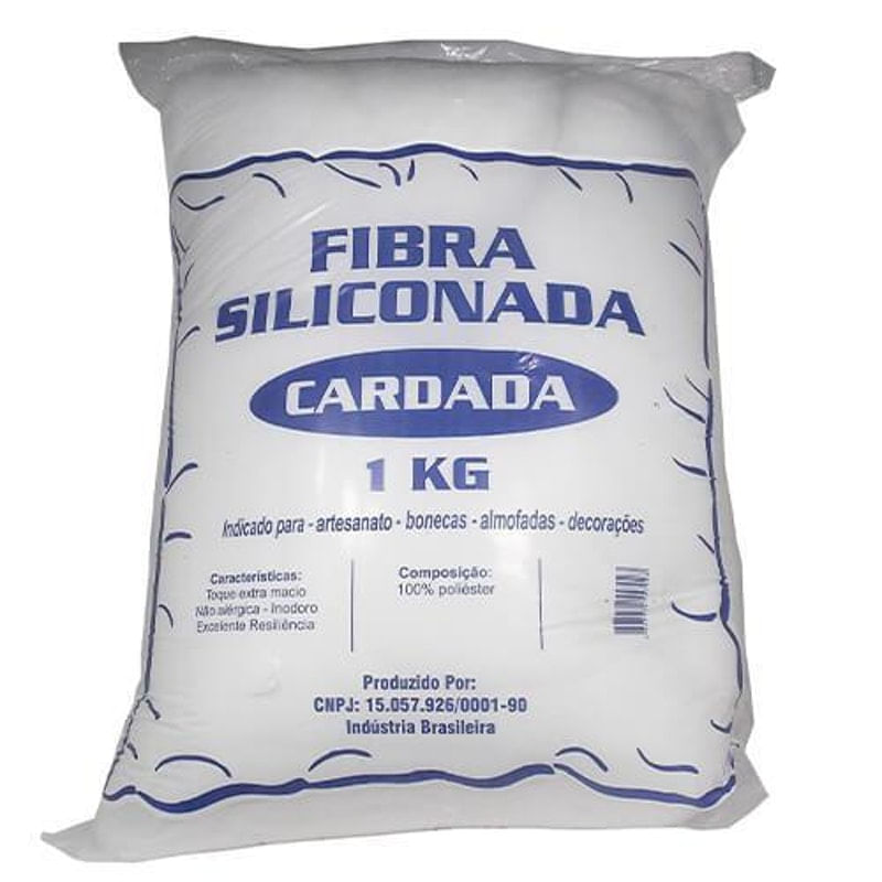 Fibras para enchimento com 1kg..Conhecida pelo toque suave e sedoso, a ...