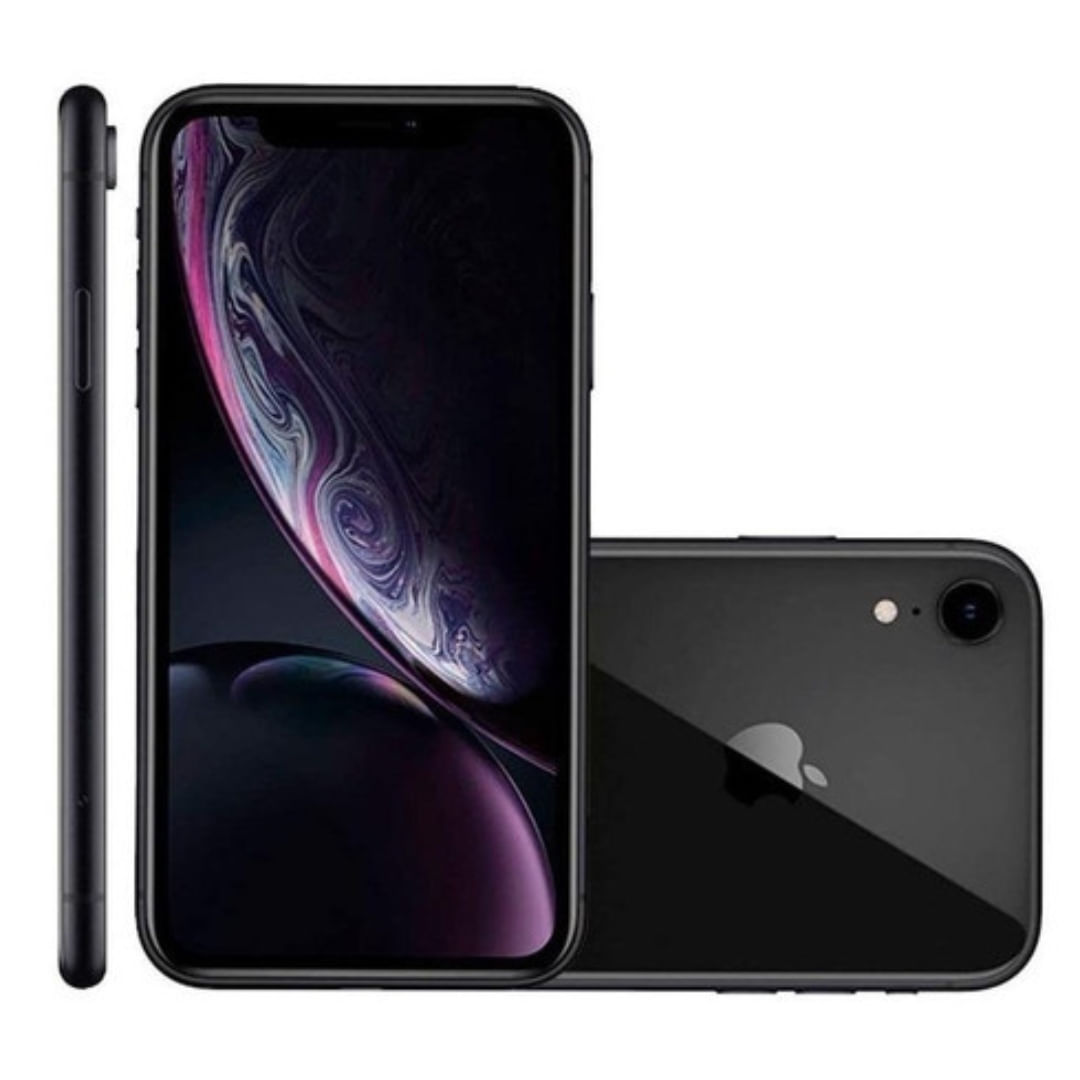 Aparelho Iphone Xr 128gb Preto Seminovo + Pelicula E Fone - Carrefour