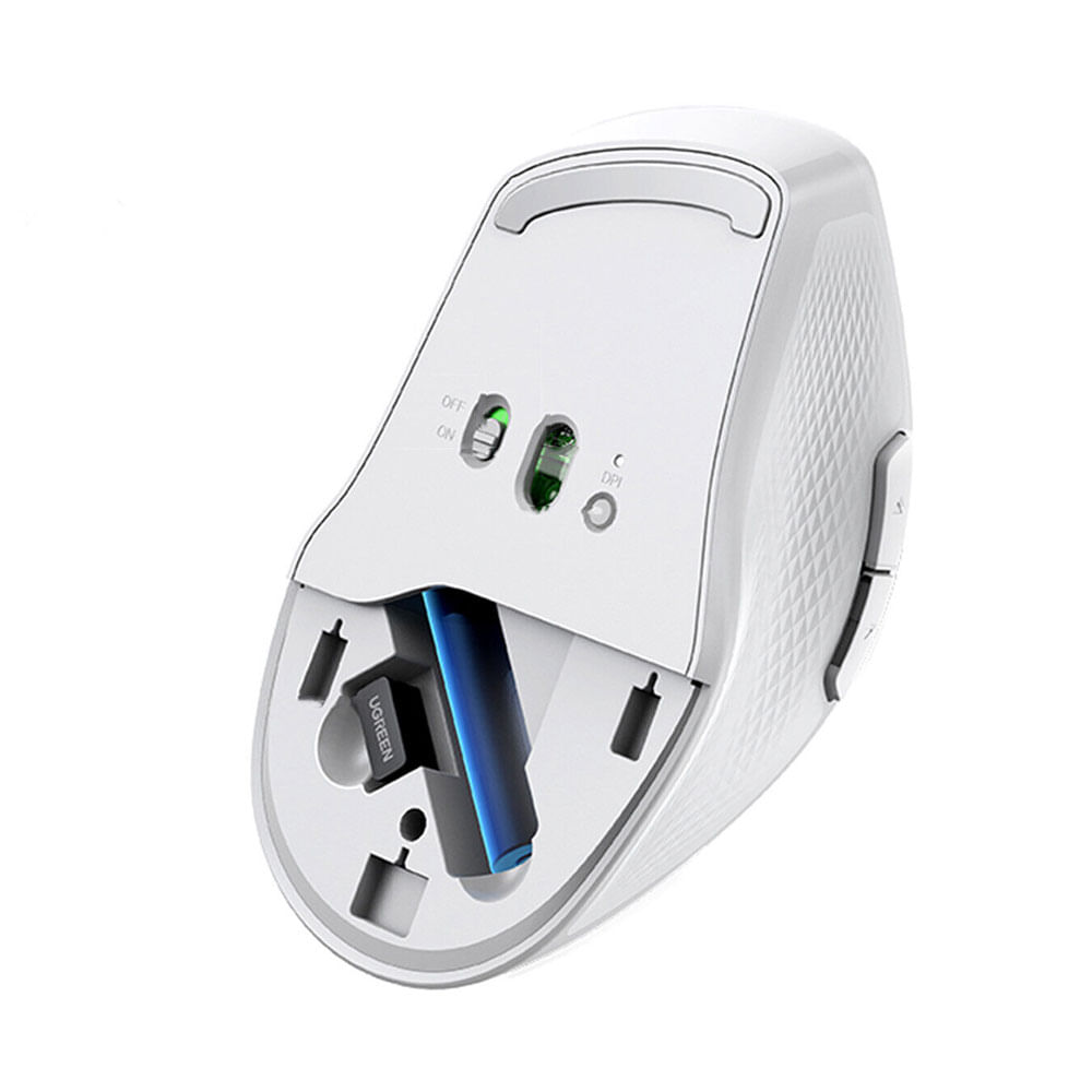 Mouse Bluetooth Semfio Ugreen Sensor 4000dpi 2,4g Branco - Carrefour