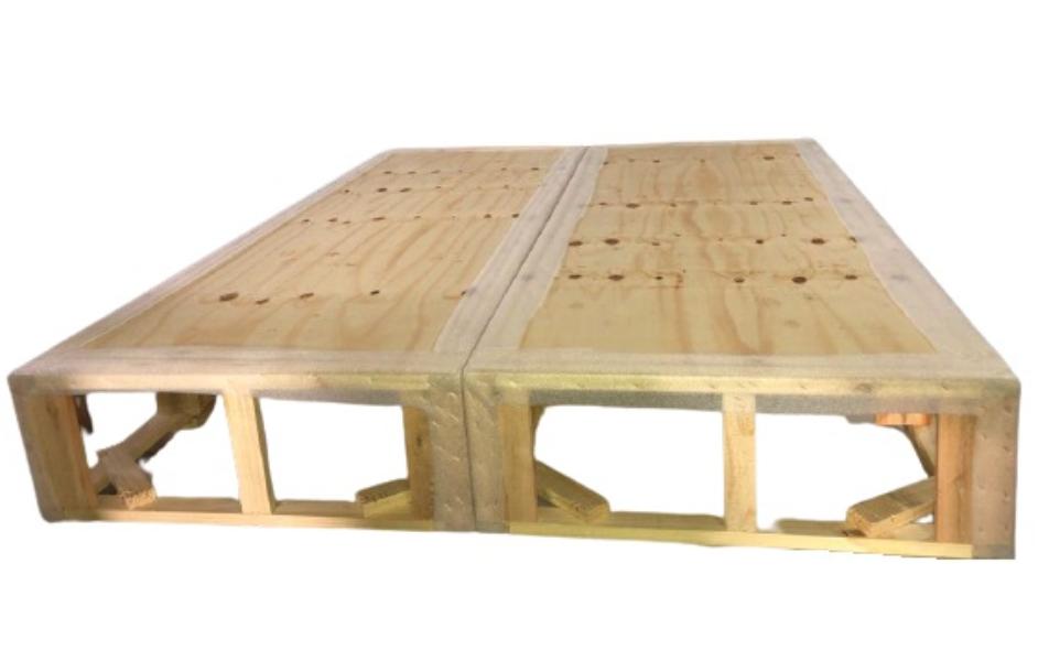 BASE BOX KING BIPARTIDO Funciona da seguinte maneira: A cama com ...