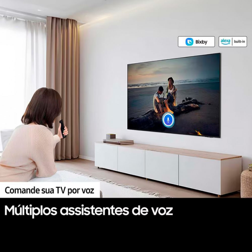Smart TV 50" 4K Samsung 50DU7700 LED, Processador Crystal 4K, Gaming ...