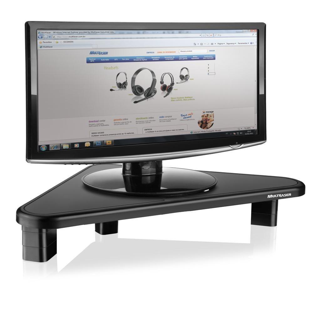 Suporte Para Monitor - Triangular Ac124 Preto - 4 Níveis... - Carrefour