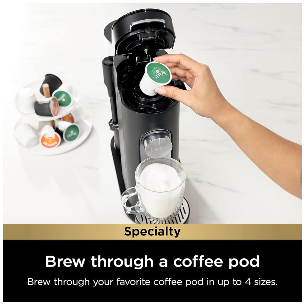 Cafeteira Programável 4 Em 1 Para Capsulas Ou Café Moído, Frio Ou ...