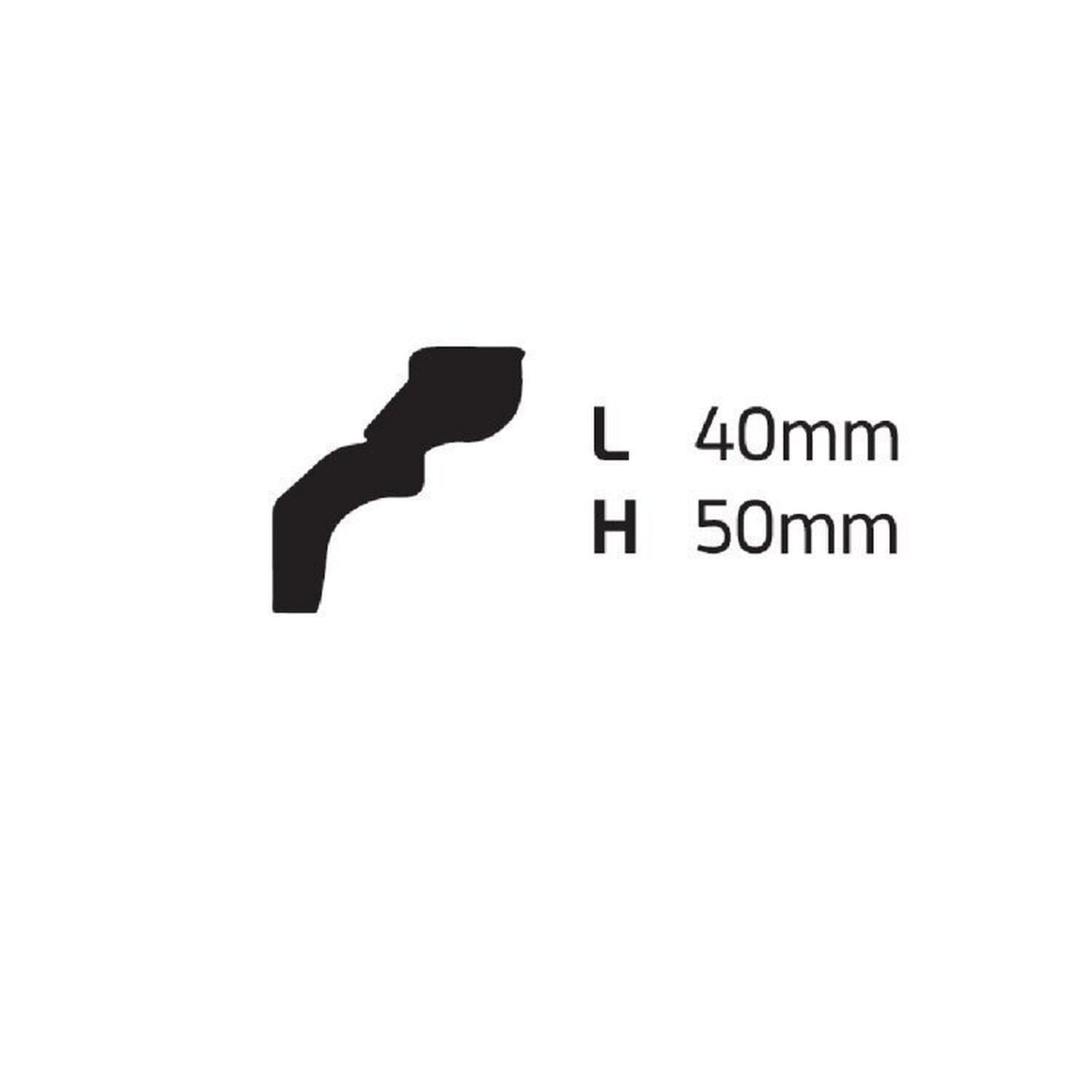 Kit Com 15 Barras Moldura De Teto Rodateto De Poliestireno M6 Metro ...