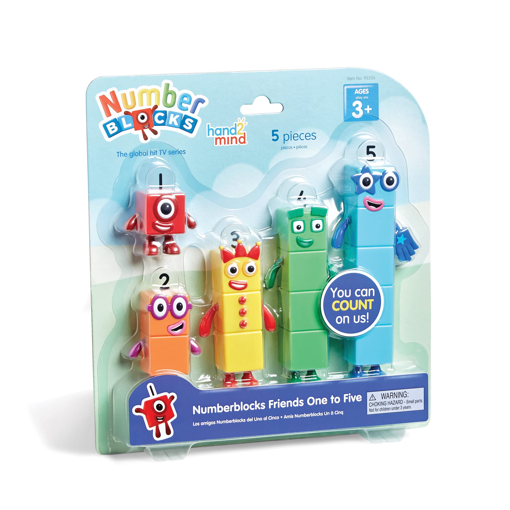 Figuras De Ação Numberblocks Friends One To Five - 5 Bonecos - Carrefour