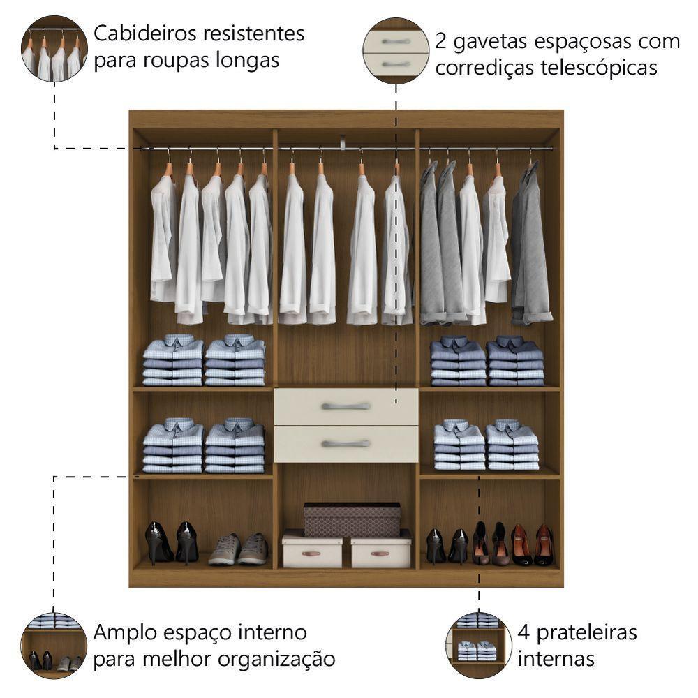 Guarda Roupas Casal 7 Portas 2 Gavetas Lisboa Aramóveis Atac/areia ...