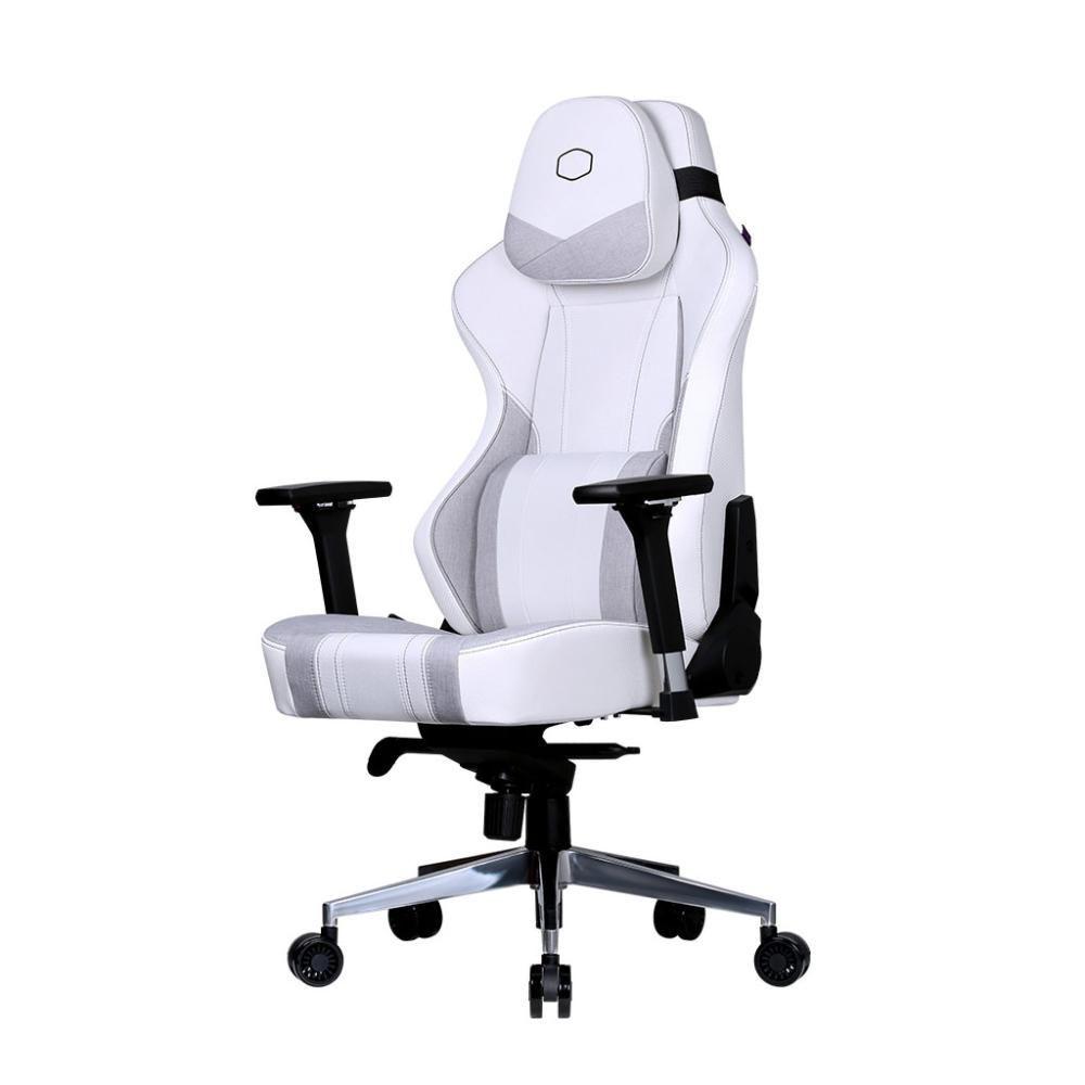 Cadeira Gamer Cooler Master Caliber X2c Cinza E Branca C/ Base De Aco ...