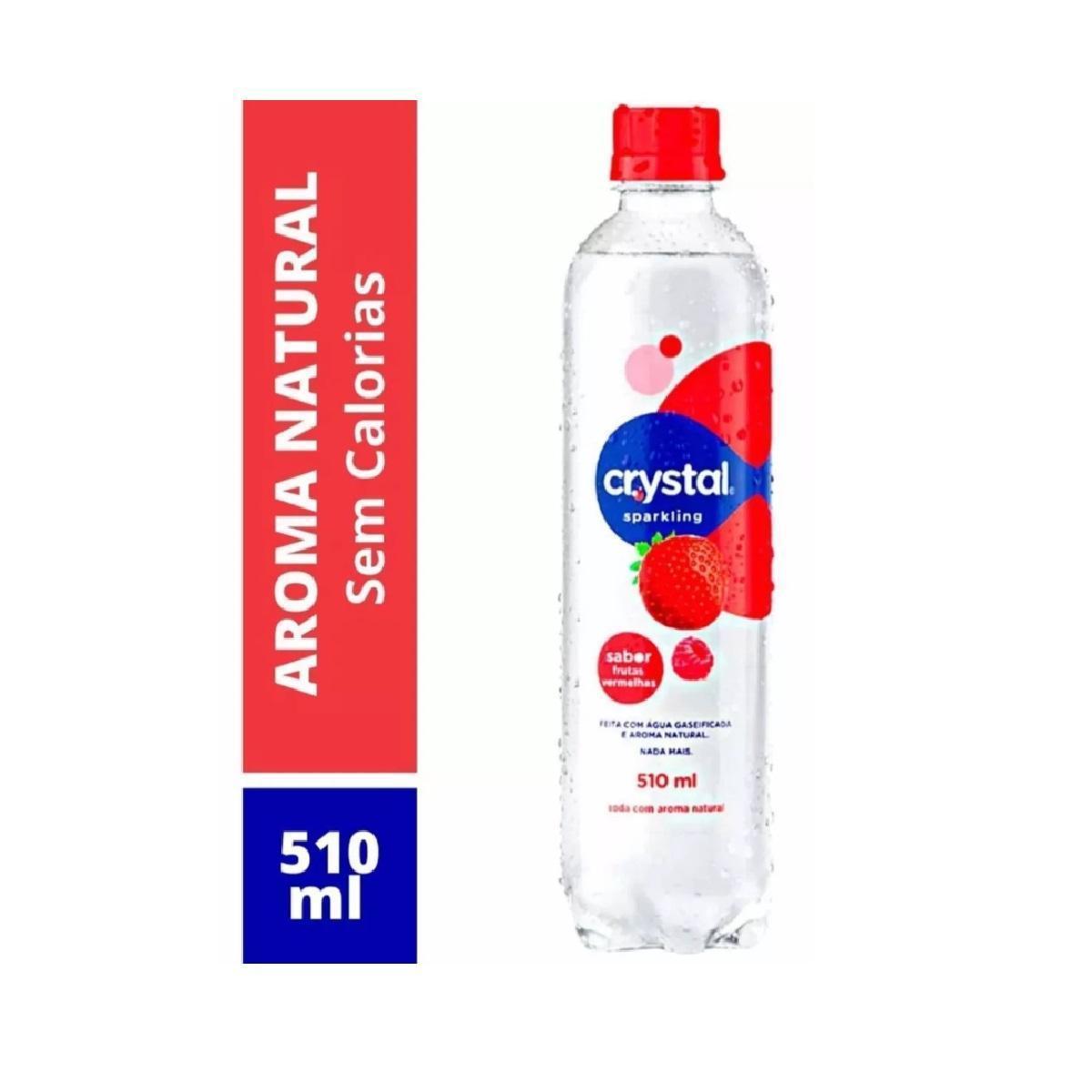 6 Água Crystal Sparkling Gaseificada Sabores 510 Ml - Carrefour