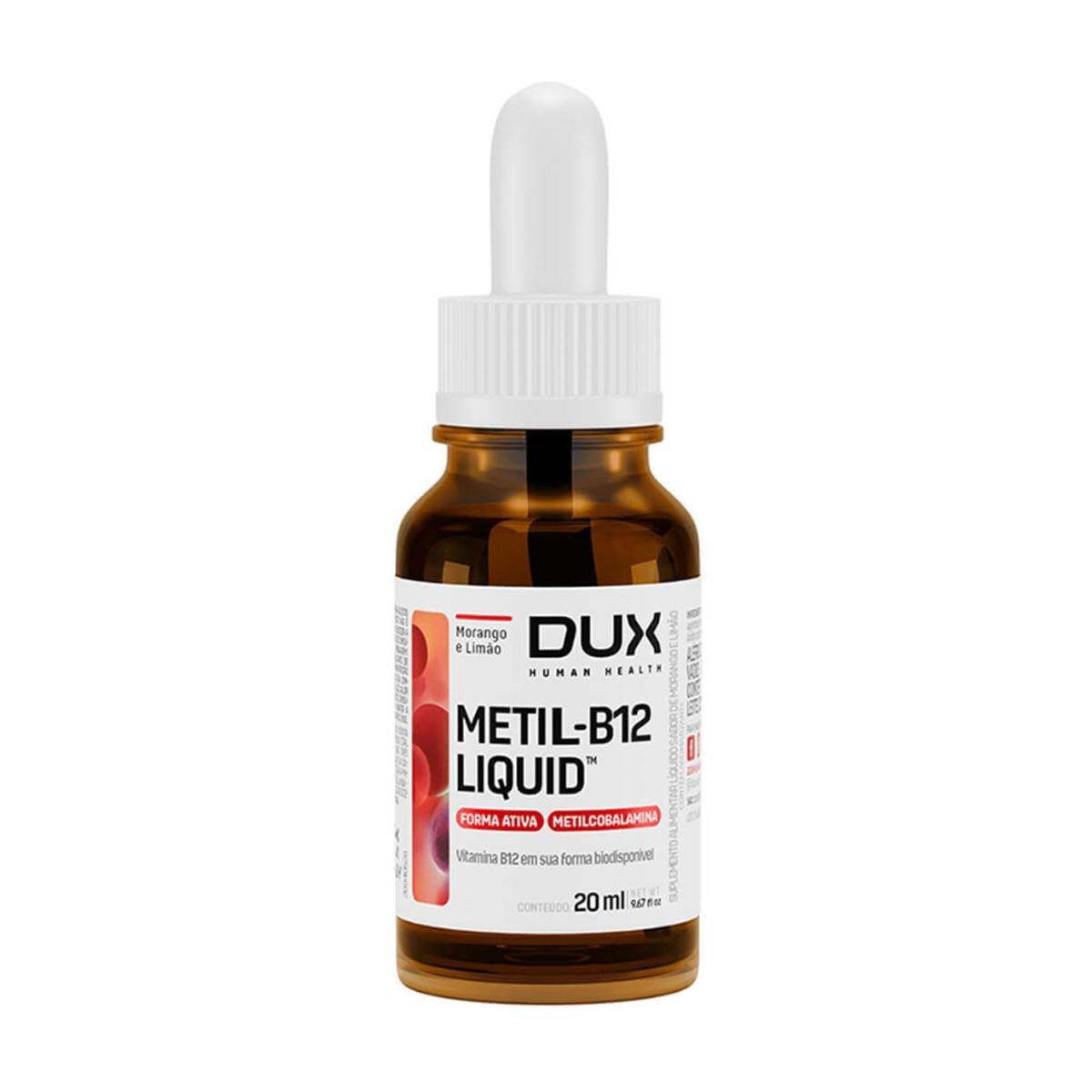 Vitamina B12 Sabor Morango E Limão 20ml Dux - Carrefour