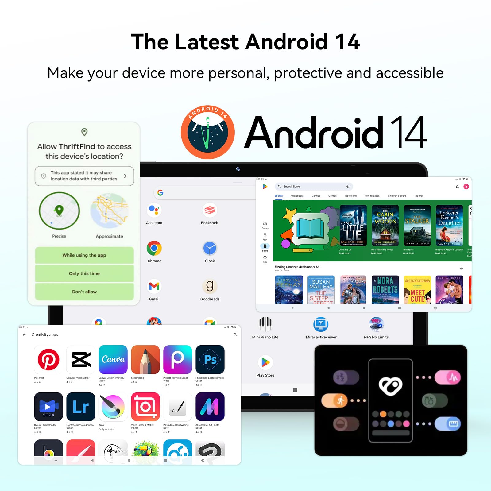 Tablet Apolosign Octa-core Android 14 De 11 Polegadas De 8 Gb/128 Gb ...