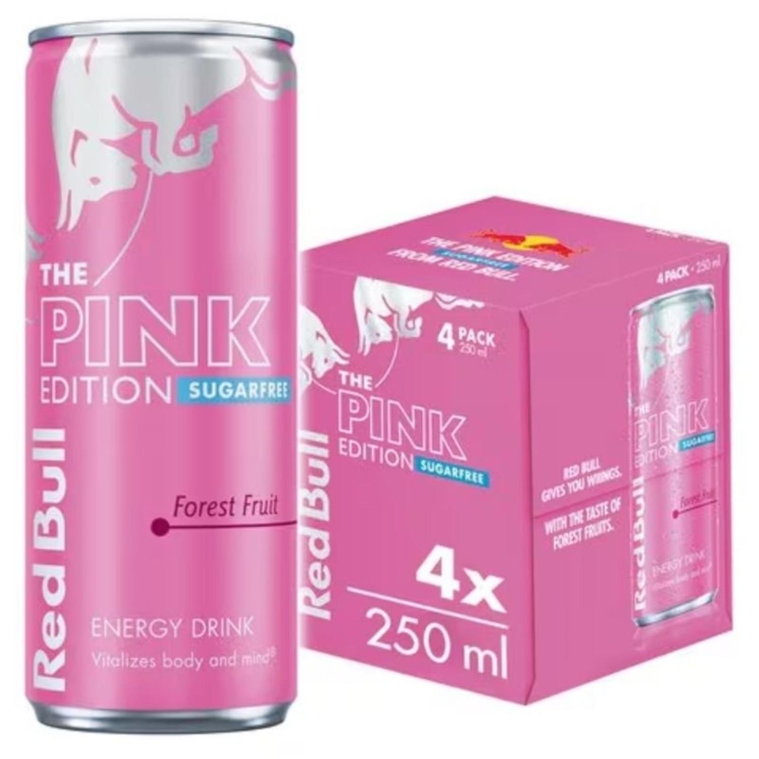 Kit 4x Energético Red Bull Sugar Free Frutas Vermelhas 250ml - Carrefour