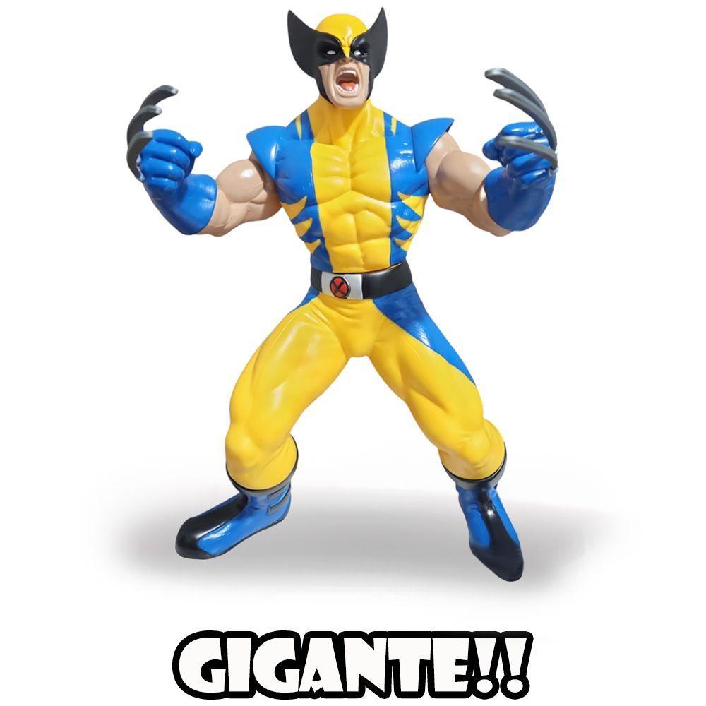 Boneco Heróis Marvel Figura De Ação Gigante Articulado Wolverine ...