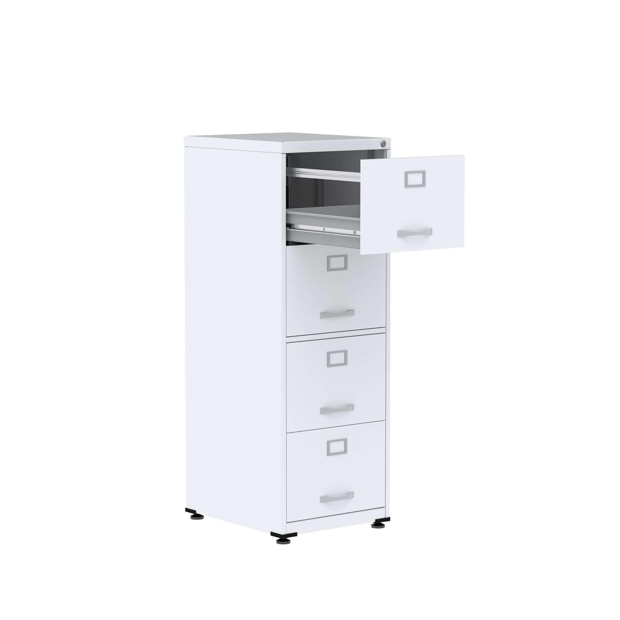 Gaveteiro Arquivo 4 Gavetas Maxxi Branco Branco - Carrefour