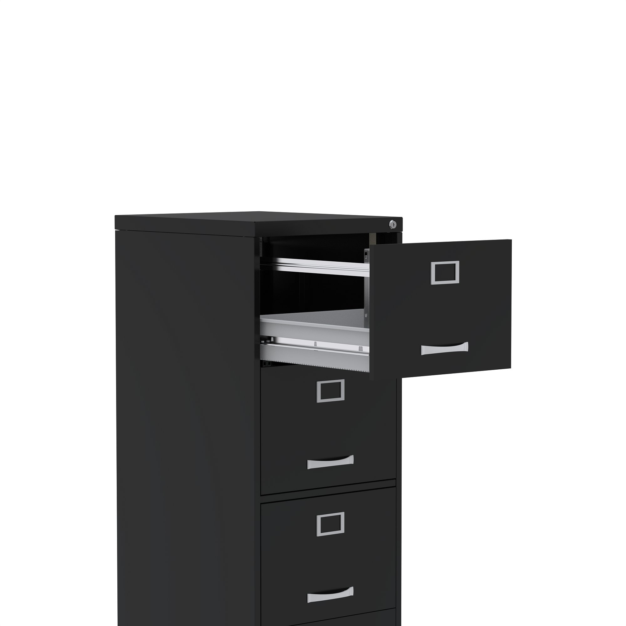 Gaveteiro Arquivo 4 Gavetas Maxxi Preto Preto - Carrefour