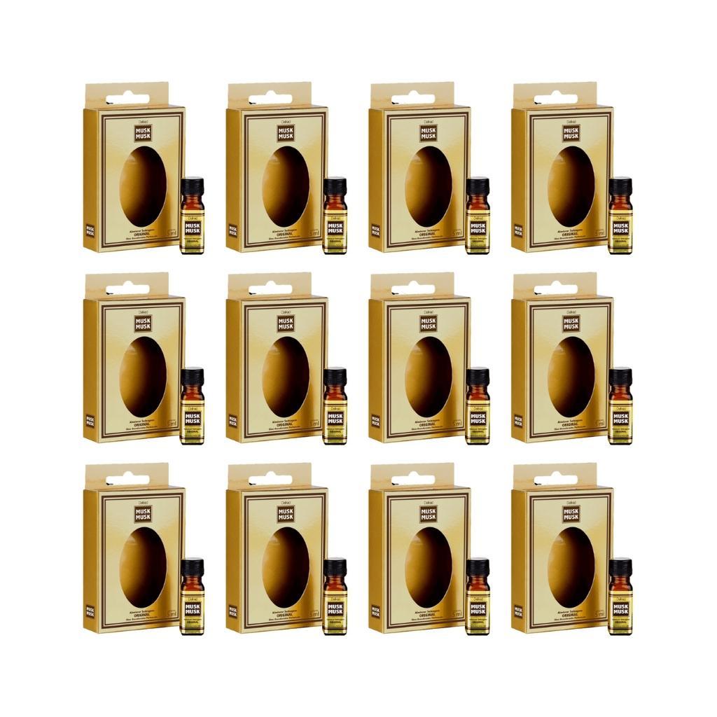 Extrato Almíscar Selvagem Delikad Musk Musk 5ml - Kit C/12un - Carrefour