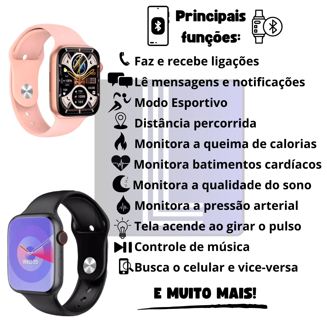 Smartwatch Watch X Amoled Serie 10 Gpt 45mm 2 Pulseiras - Carrefour
