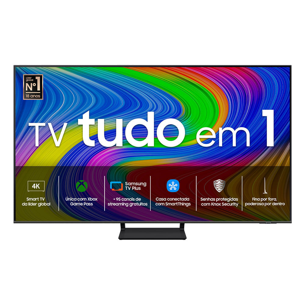 Samsung Smart TV 65 QLED 4K Q65D 2024, Modo Game, Tela Sem Limites ...