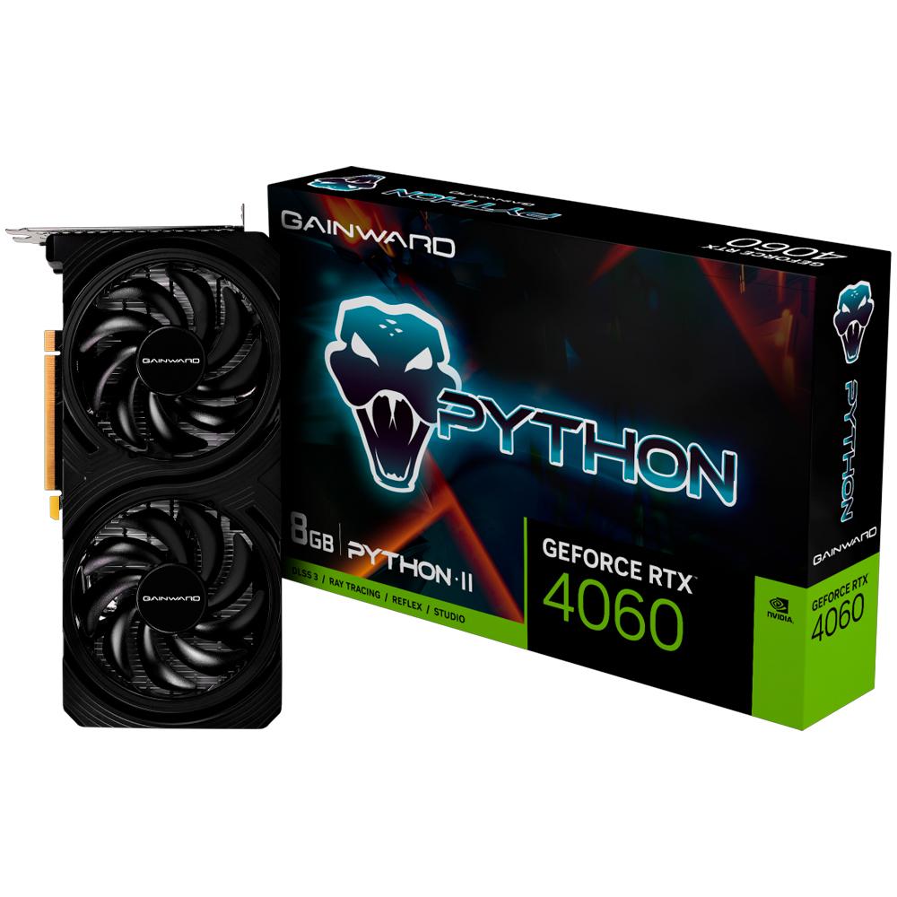 Placa De Video Rtx 4060 8gb Python Ii Gddrd6 128b Gainward Ne64060019p1 ...