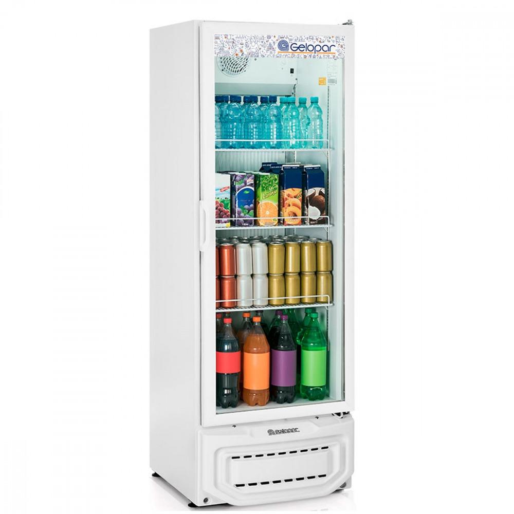 Expositor Refrigerado De Bebidas Gelopar 414 Litros Branco Gptu-40 ...