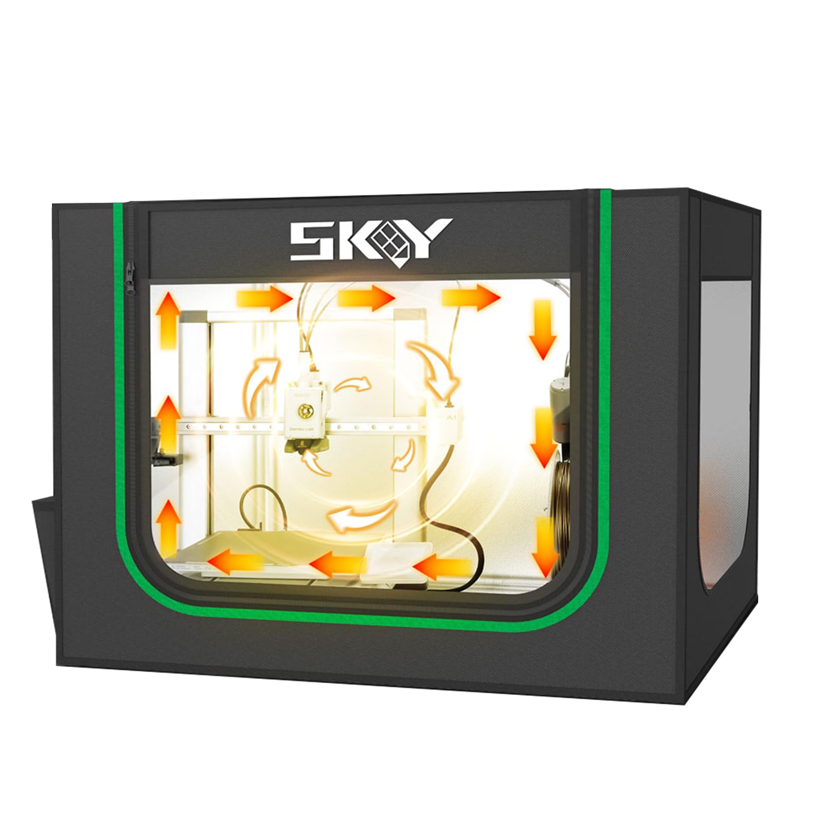 Caixa De Impressora 3d Skouphy Para Bambu Lab A1, A1 Mini - Carrefour