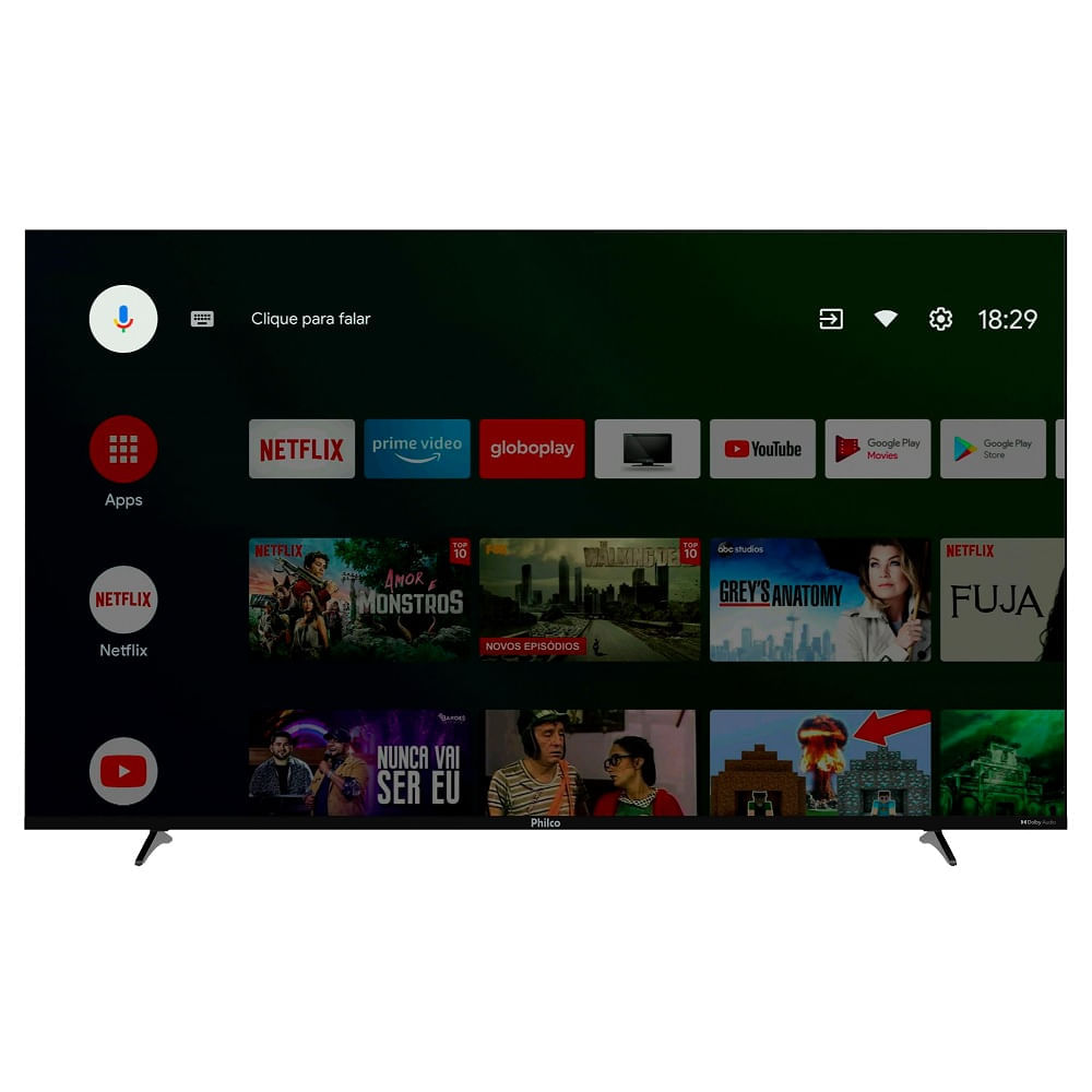 Smart Tv Philco 65” 4k Com Google Assistent Hdr - Bivolt - Carrefour