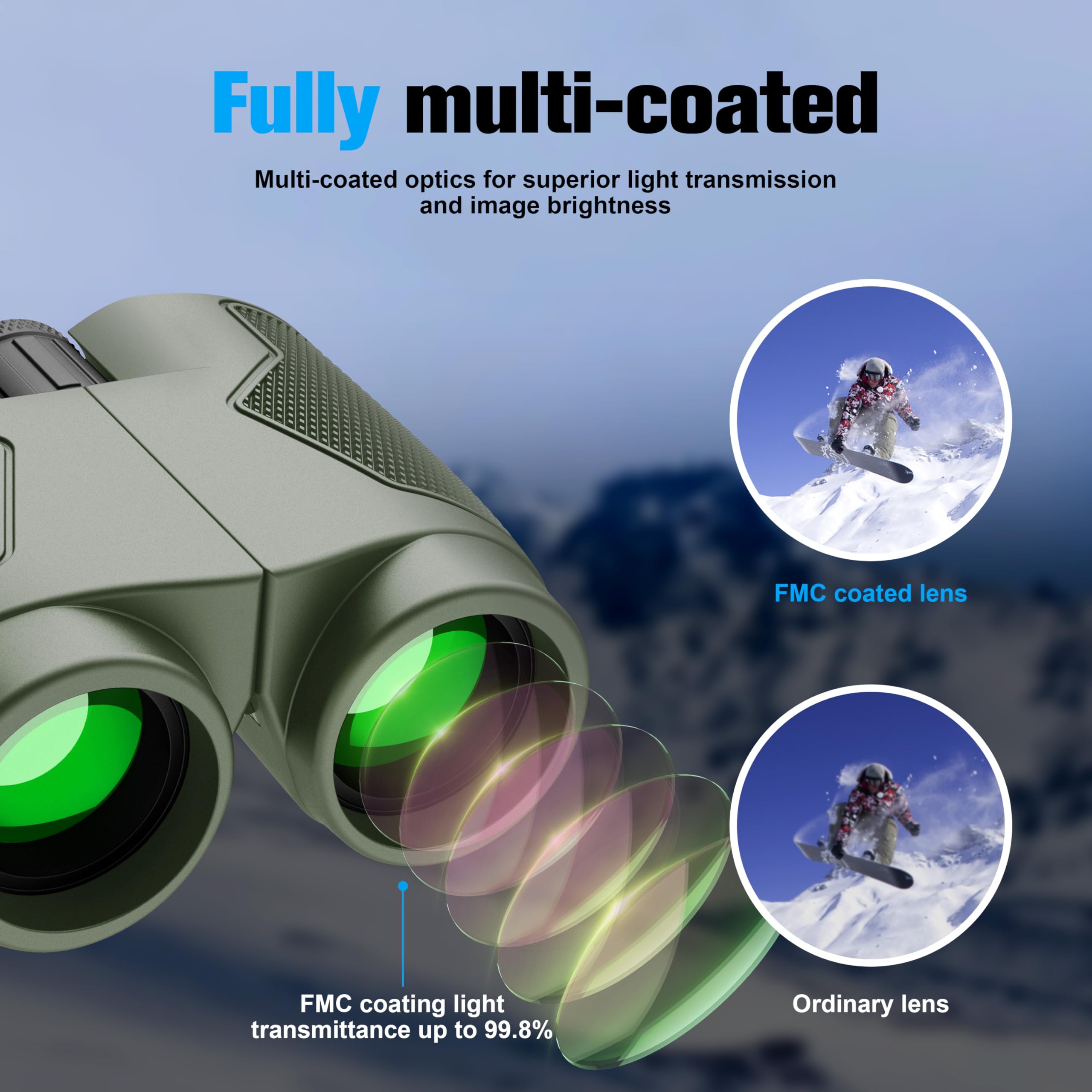 Binóculos Regulares 12x25 Night Vision Waterproof Compact - Carrefour