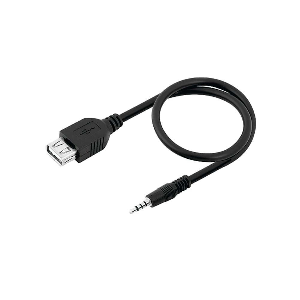 Cabo P2 Plug x Usb 2.0 Fêmea e pode ser usado em MP3, MP4, Iphone, Ipod ...