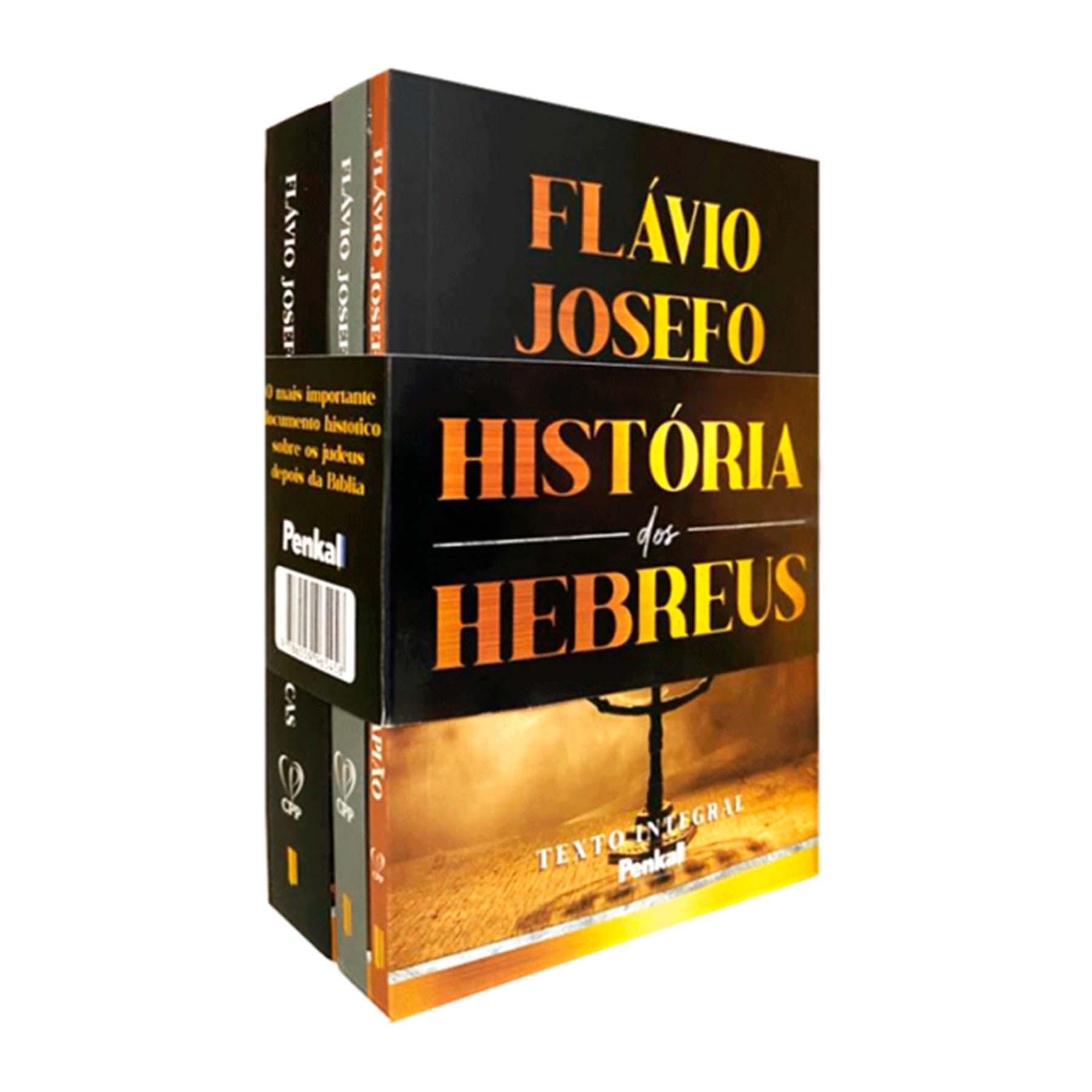 Box 3 Livros A História Dos Hebreus Flávio Josefo Capa - Carrefour