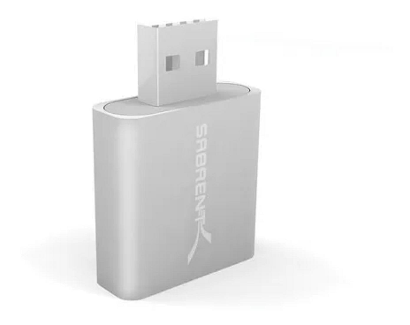 Adaptador Áudio Mic Pc Notebook P2 P/usb Mac Windows Sabrent - Carrefour