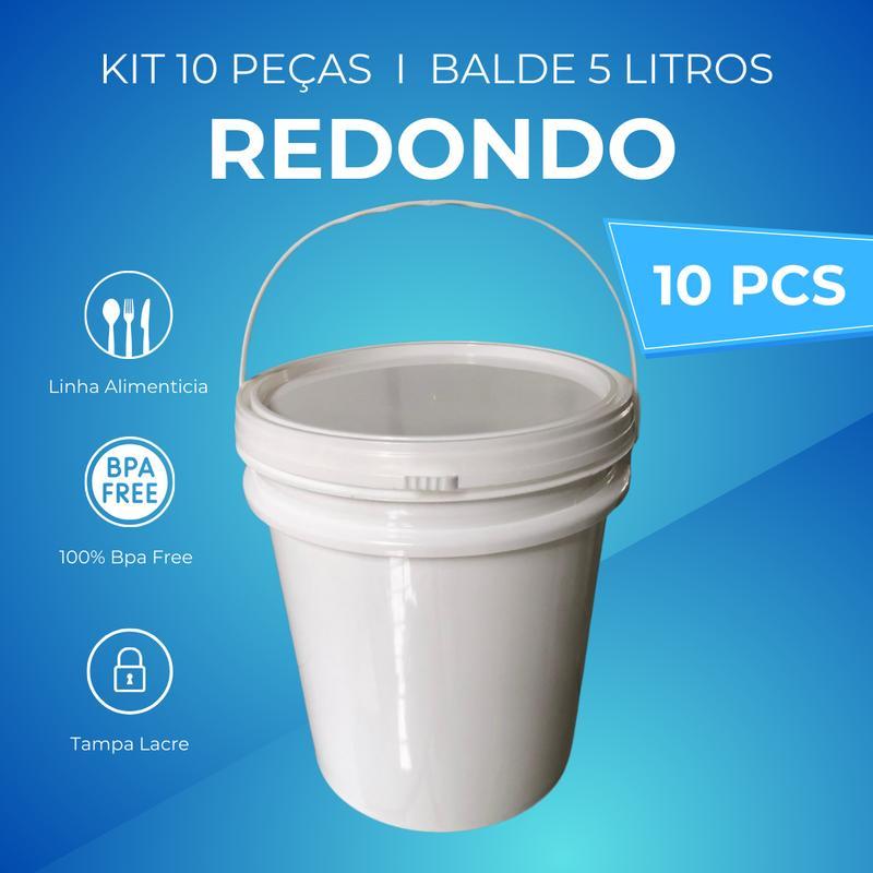 Balde Para Vytaflex 40 Lãquido De 5l 10 Pçs - Carrefour