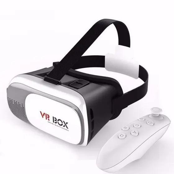 Óculos Vr Box 2.0 Realidade Virtual + Controle Cardboard 3d - Carrefour