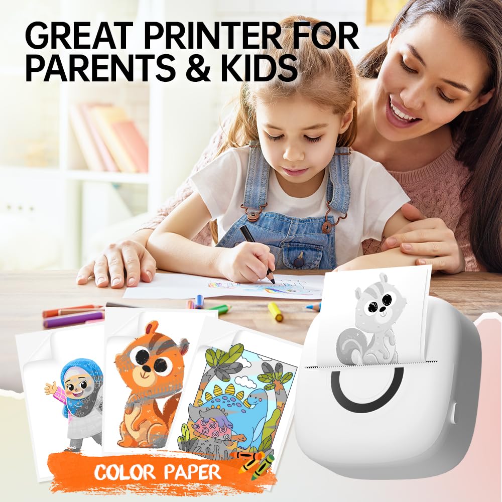 Impressora Térmica De Adesivos Cabaro Mini Com 3 Rolos De Papel ...