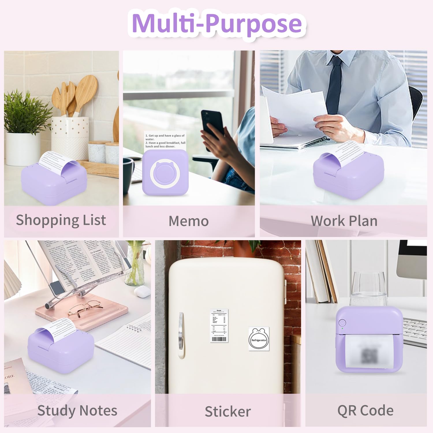 Impressora Térmica Aurtec Mini Bluetooth Portátil Com 3 Rolos - Carrefour