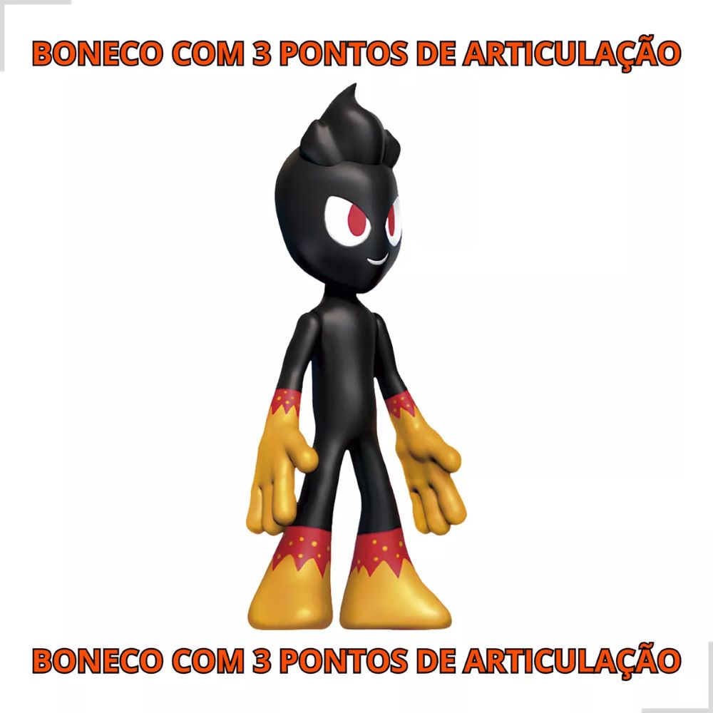 Boneco Minecraft Athos Vinil Skin Youtuber Gamer - 25cm - Carrefour