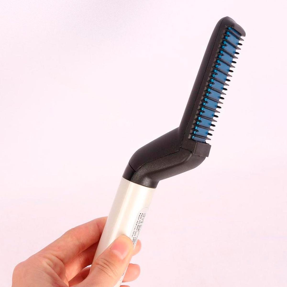 Pente Eletrico Chapinha Pratico Para Penteados E Cabelo - Carrefour